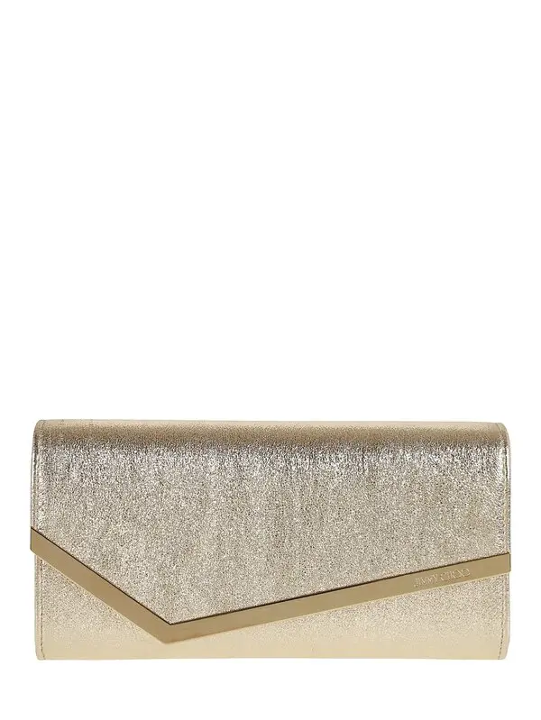 JIMMY CHOO Emmie Clutch - Gold