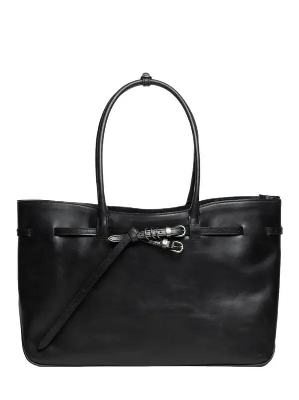 MARGESHERWOOD Double-handle Handbag - Black