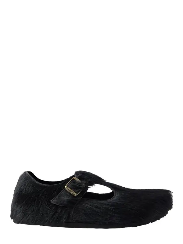 BIRKENSTOCK Paris The Rebel Buckle-fastening Ballet Flats - Black