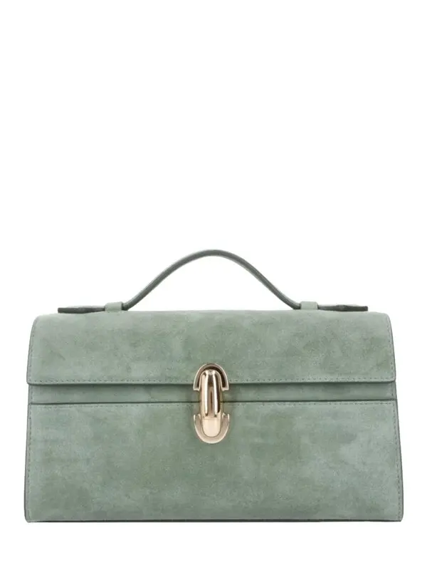 Savette Top Handle Clutch Bag - Gray