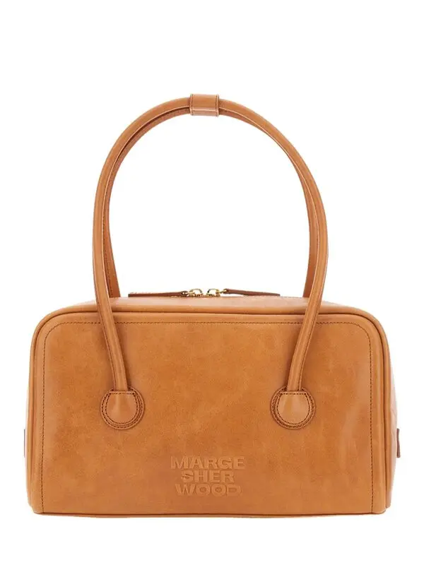 MARGESHERWOOD Soft Boston Small Shoulder Bag - Brown