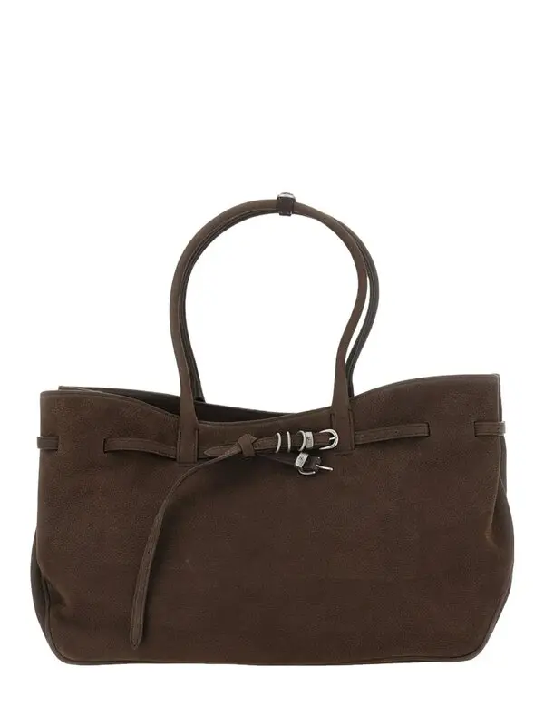 MARGESHERWOOD Grandma Used Large Shoulder Bag - Brown