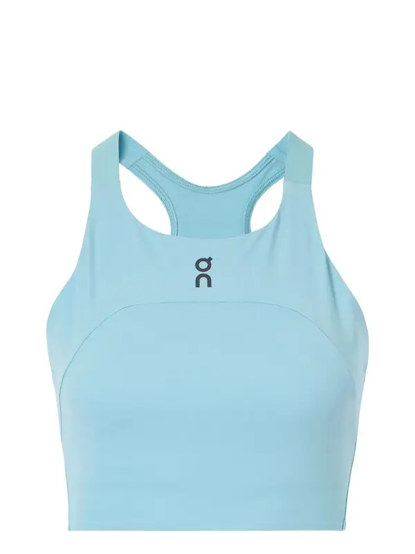 On Breathable Racerback Sports Bra - Blue