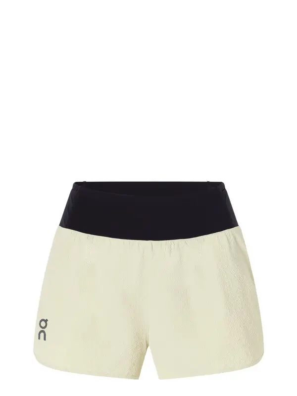 On High-waist Sports Shorts - No