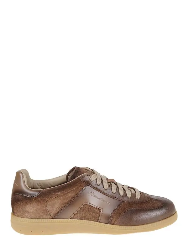 Santoni Lace-up Sneakers - Brown