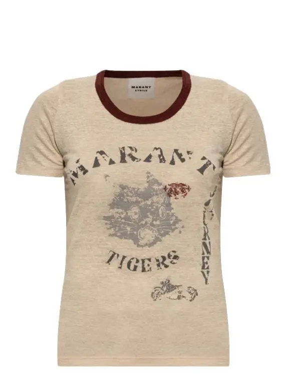 Isabel Marant Étoile Short-sleeved T-shirt - Beige