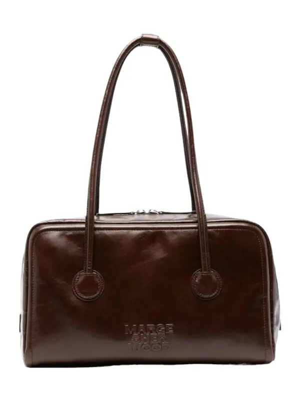 MARGESHERWOOD Soft Boston Shoulder Bag - Brown