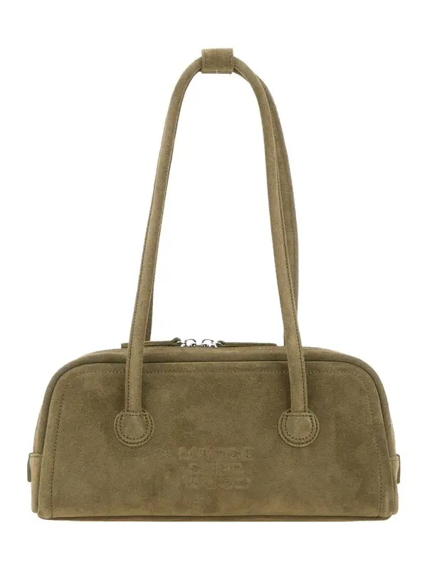 MARGESHERWOOD Soft Boston Ew Shoulder Bag - Deep Olive