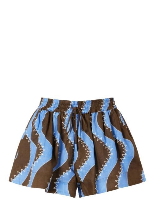 ALEMAIS Colorful Striped Shorts - Green
