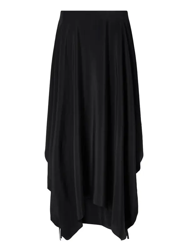 Sharon Wauchob Drawstring Midi Skirt - Black