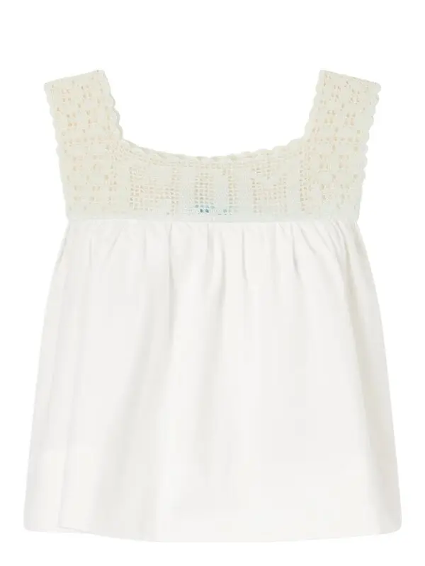 Calle Del Mar Minimalist Sleeveless Top - No