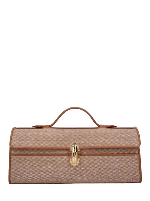 Savette Top Handle Clutch Bag - Brown