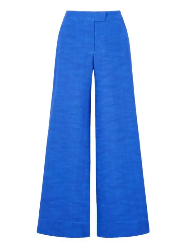 Lisa Marie Fernandez Wide-leg Casual Trousers - Blue