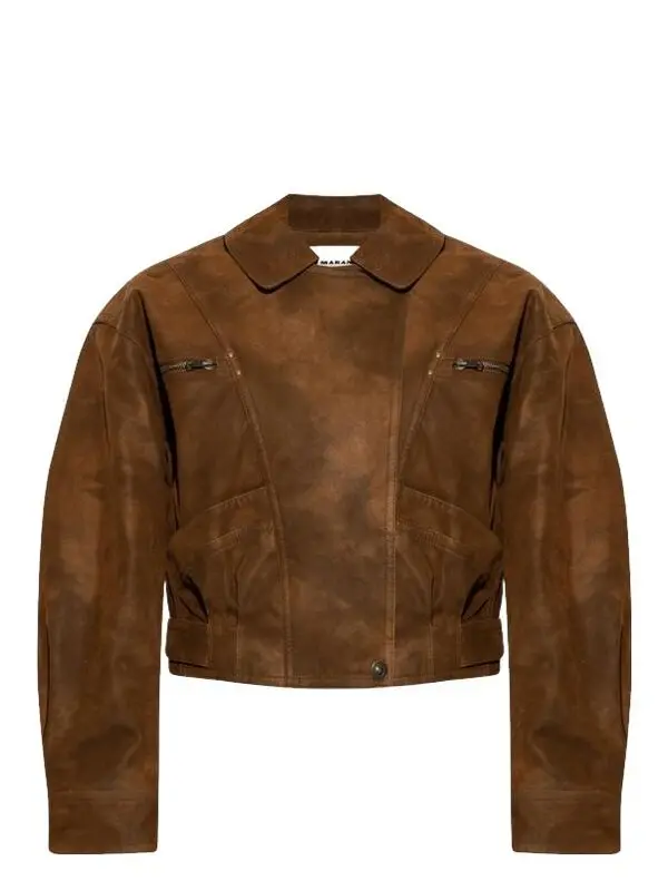 Isabel Marant Étoile Leather Jacket - Brown