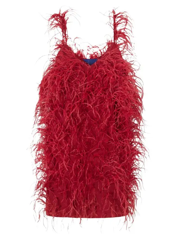 Sharon Wauchob Silk-crepe Mini Dress - Red