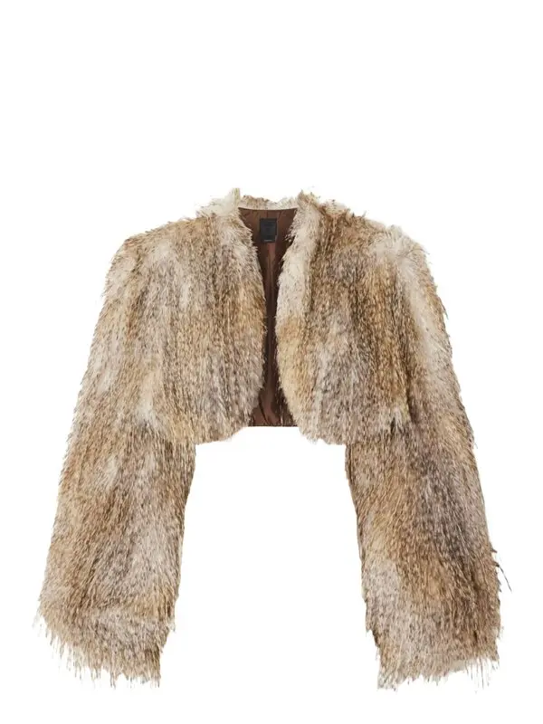 Anna Sui Cropped Coat - Nude