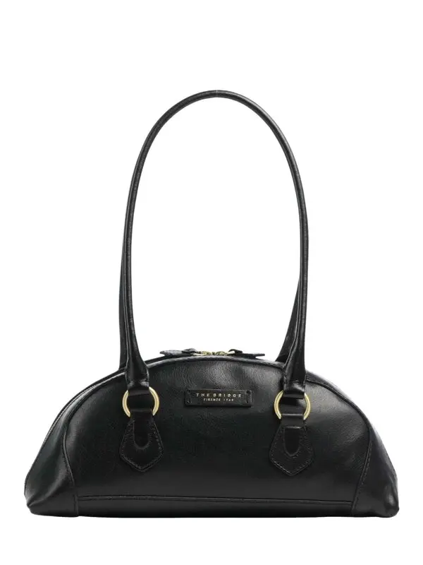 THE BRIDGE Zippered Handbag - Black