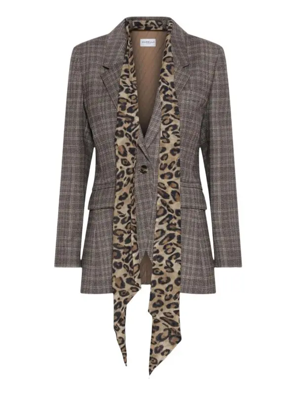 Marella Single-breasted Blazer - Black