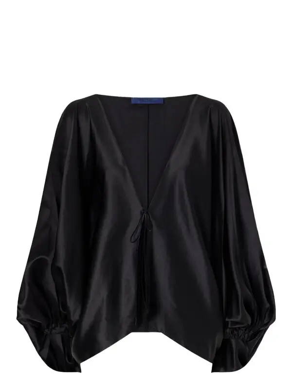 Sharon Wauchob Silk Outerwear - Black