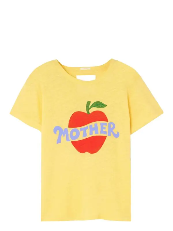 MOTHER Vintage Fitted T-shirt - Yellow