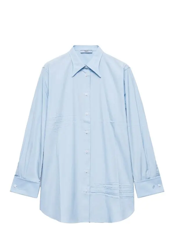 Prada Poplin Shirt - Sky Blue