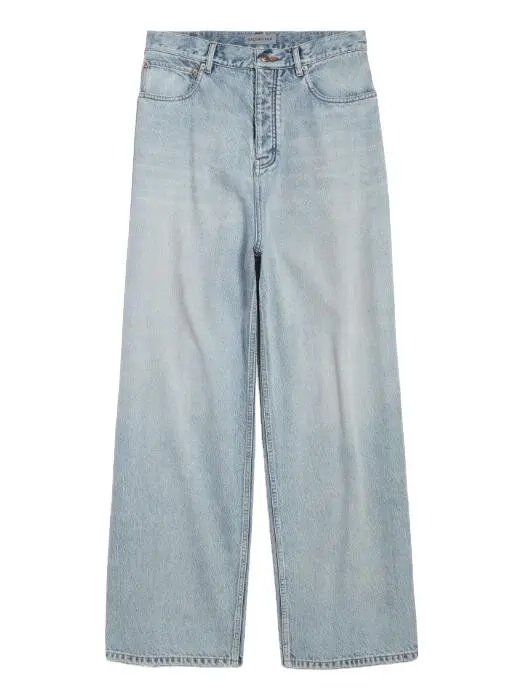 Balenciaga Baggy Fit Jeans - Light Blue