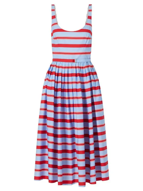 EMILIA WICKSTEAD Striped Dress - Blue