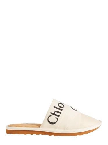 Chloé Logo Closed-toe Slippers - White