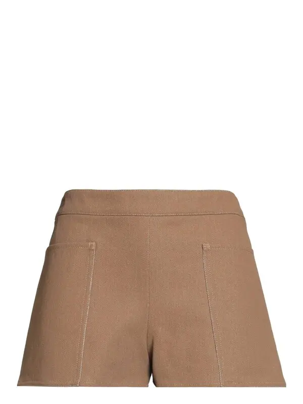 Max Mara High Waist Shorts - Brown