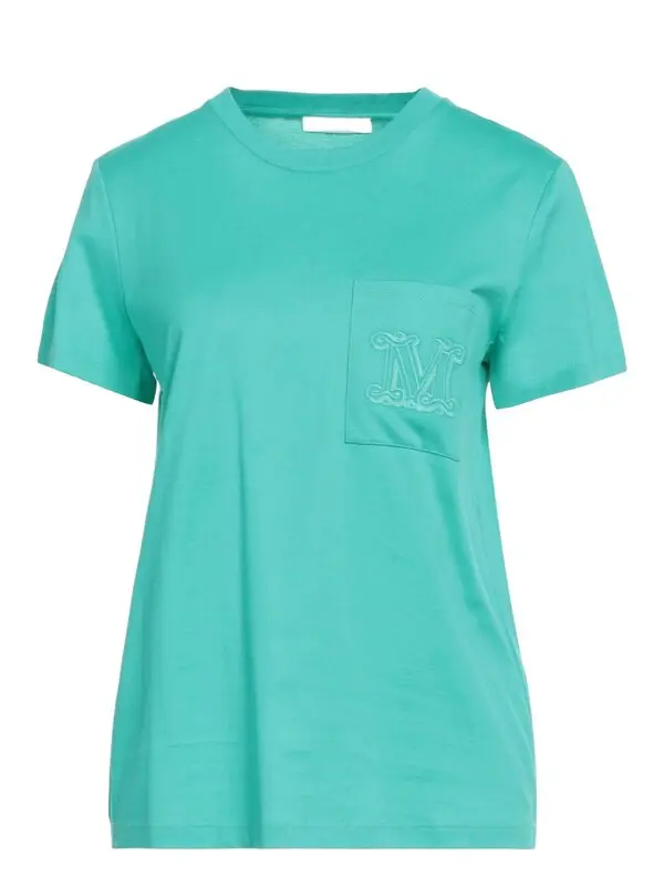 Max Mara Logo Crew Neck T-shirt - Green