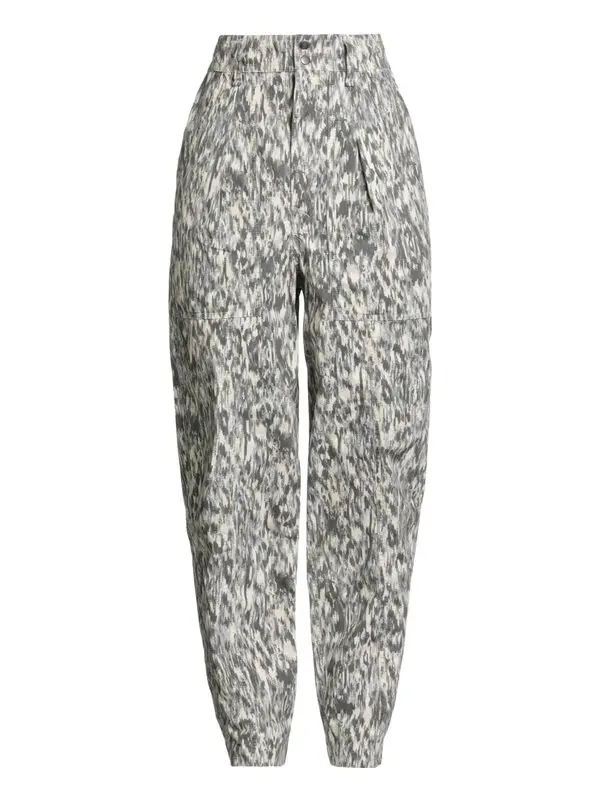 Isabel Marant Étoile Woven Scasual Trousers - Gray