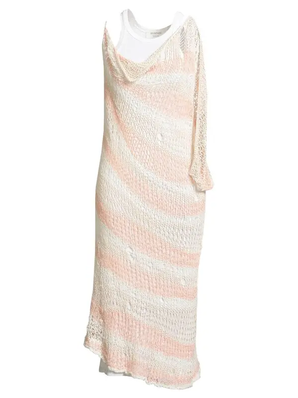 Sportmax Sleeveless Asymmetrical Dress - White