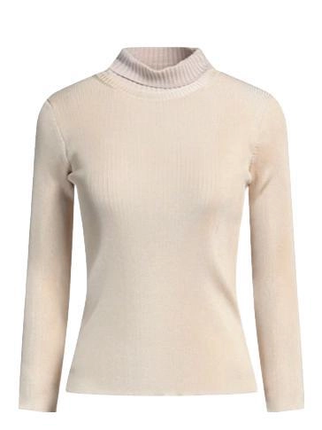 Balenciaga High-neck Ribbed Knit Sweater - Nude