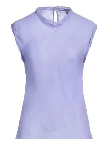 Tory Burch Crew Neck Short Sleeve Top - Blue