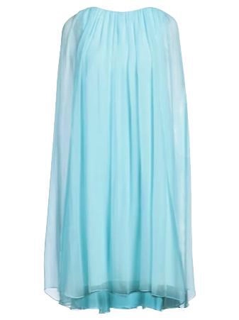 Max Mara Pleated Dress - Blue
