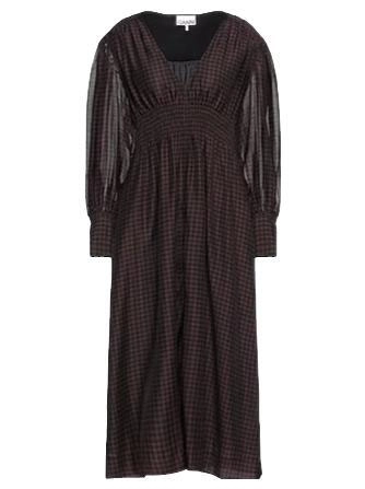 GANNI Midi Dresses - Black