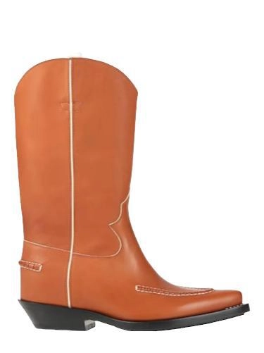 Chloé Ankle Boots - Orange