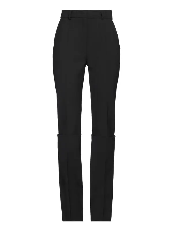 Sportmax Straight-leg Crepe Trousers - Black