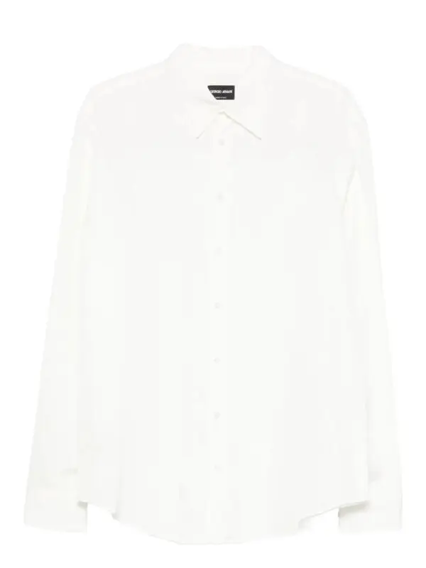 Giorgio Armani Long-sleeved Shirt - Beige