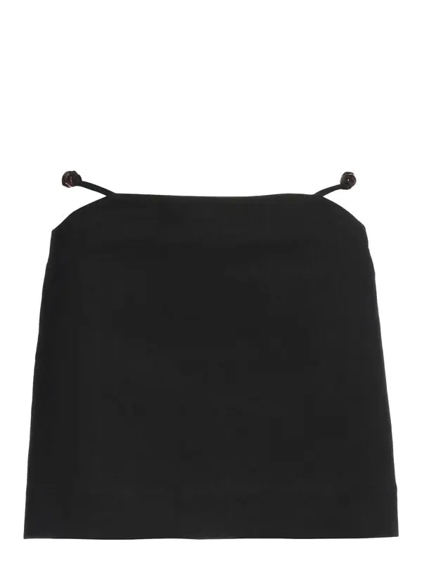 GANNI Flare Skirt - Black