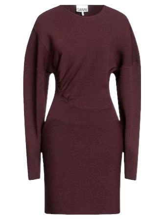 GANNI Sheath Dresses - Red