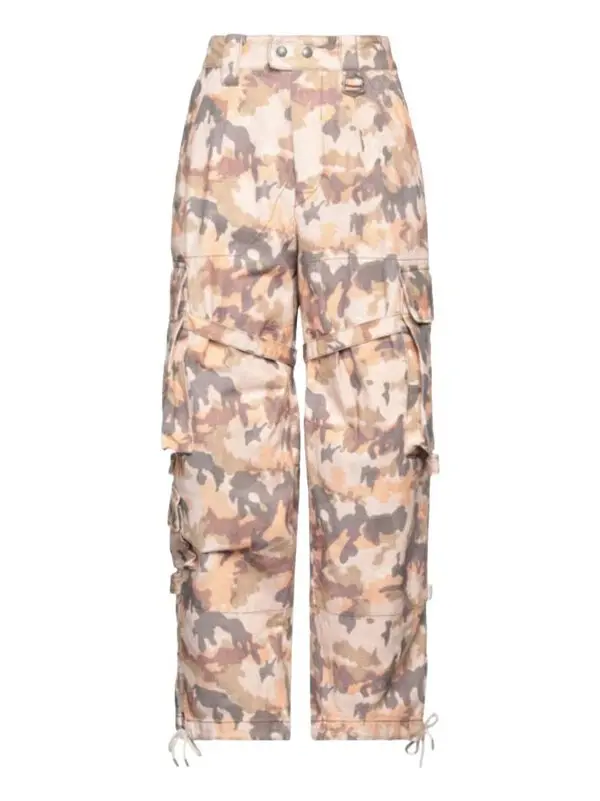 Isabel Marant Étoile Camouflage-print Trousers - Nude