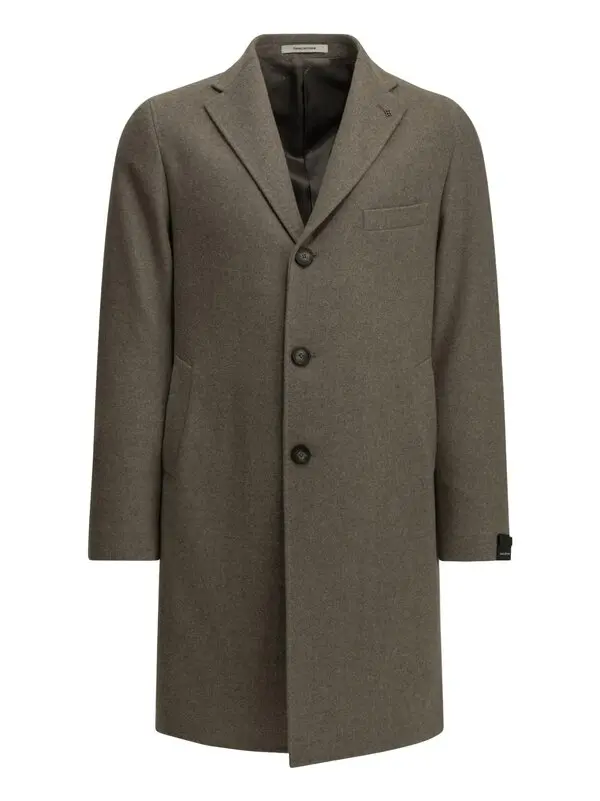 Tagliatore Bruce Long Coat - Beige