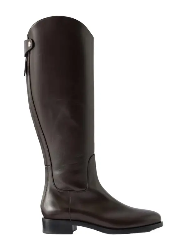 AeydĒ Roundtoe Leather Shoes - Black