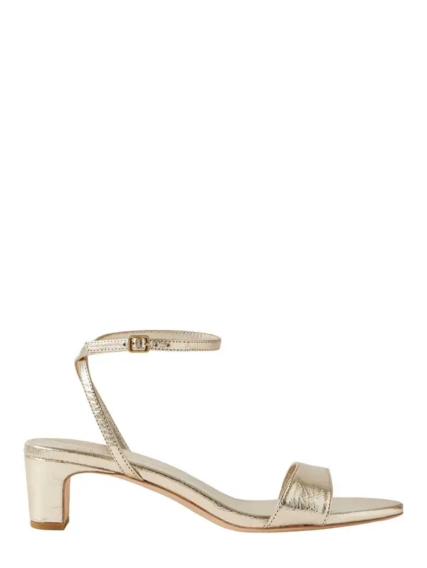 LOEFFLER RANDALL Leather Highheel Sandals - Nude