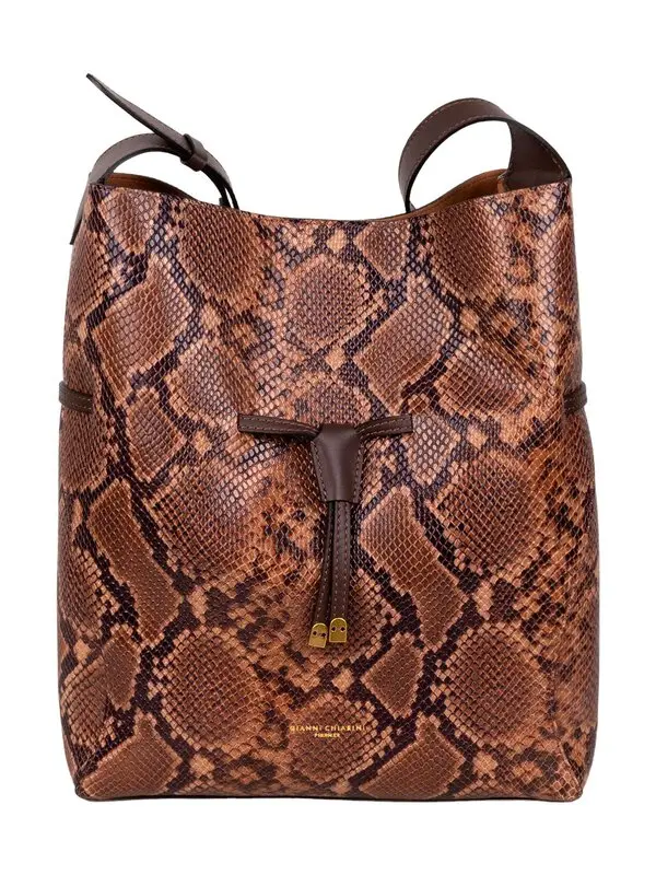 GIANNI CHIARINI Sienna Shoulder Bag - Brown