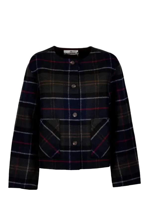 Barbour Plaid Jacket - Black