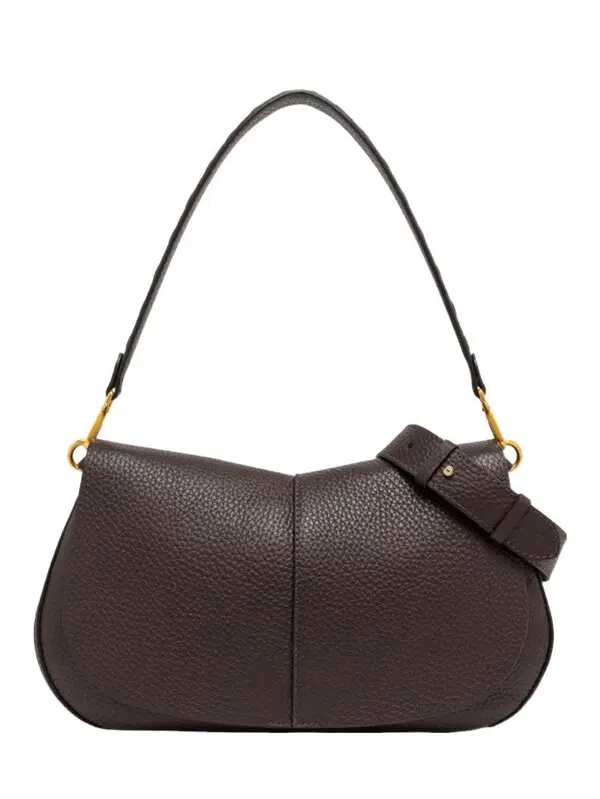 GIANNI CHIARINI Helena Round Leather Bag - Espresso