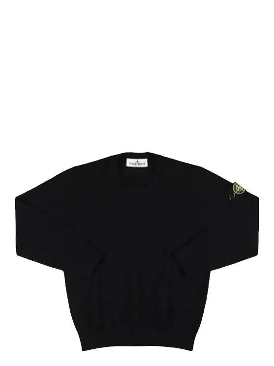 Stone Island Wool Knit Turtleneck Sweater - Black