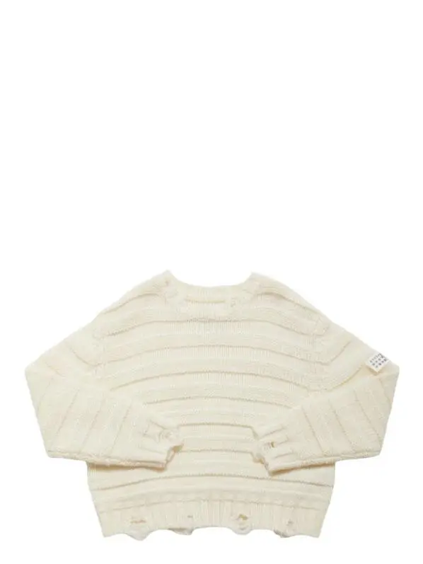 MAISON MARGIELA Wool Blend Knit Sweater - No